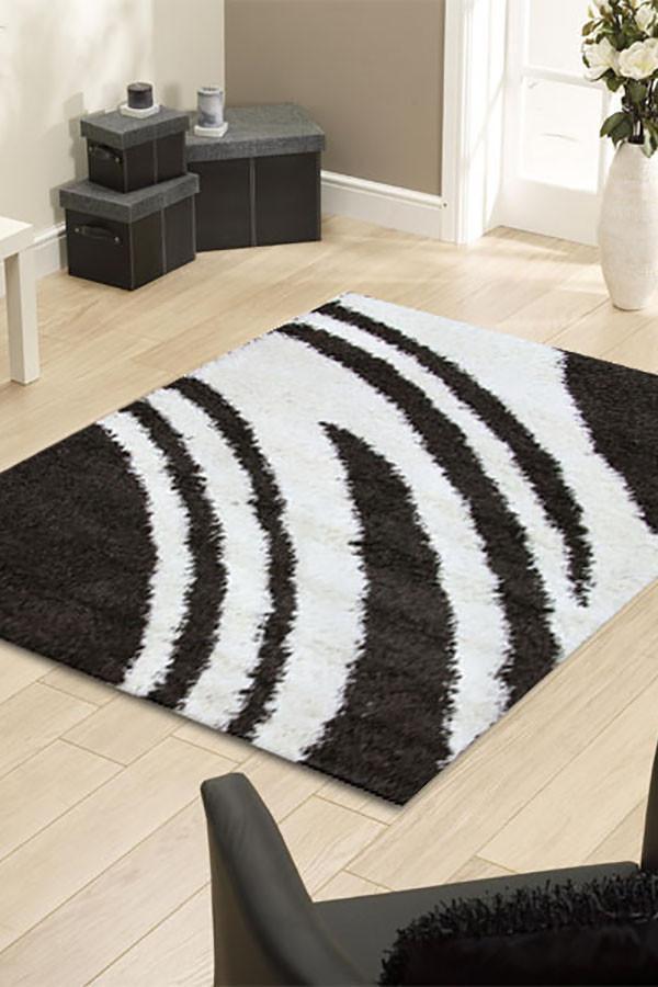 Notes Collection 4 Charcoal and White Rug – Rugcity